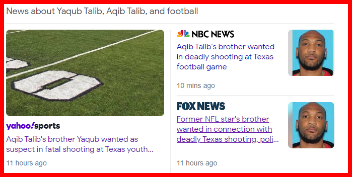Aqib Talib’s brother Yaqub wanted as a suspect in fatal shooting at ...