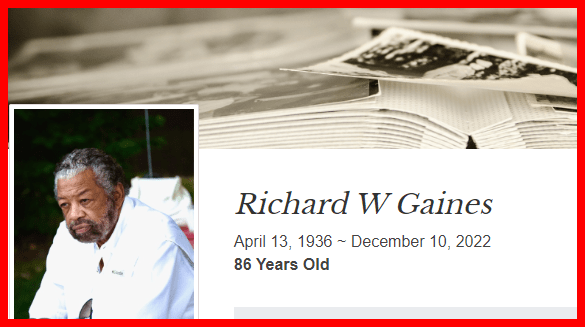 Richard “Dick” Gaines, who played basketball at Seton Hall and is a ...
