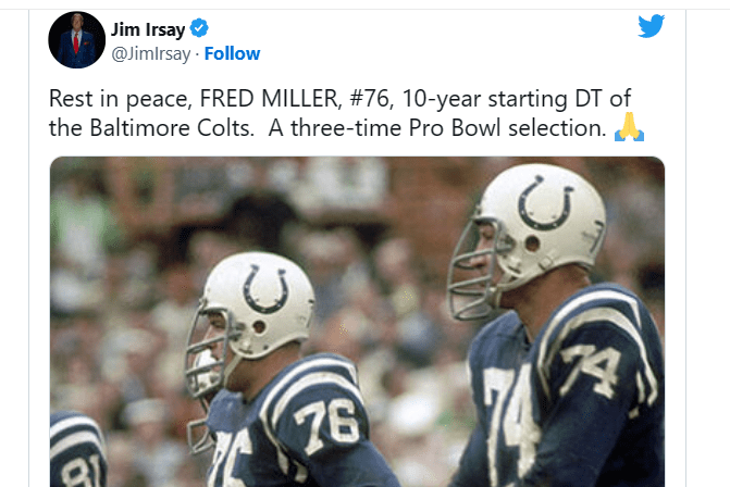 Ex-Baltimore Colts star Fred Miller dead at 82 – Cracktheircode, Using ...