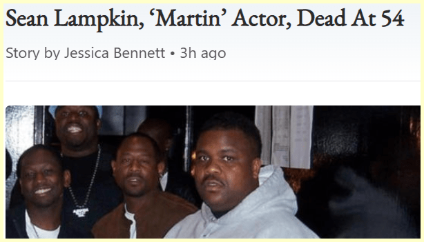 Sean Lampkin, ‘Martin’ Actor, Dead At 54 – Cracktheircode, Using ...