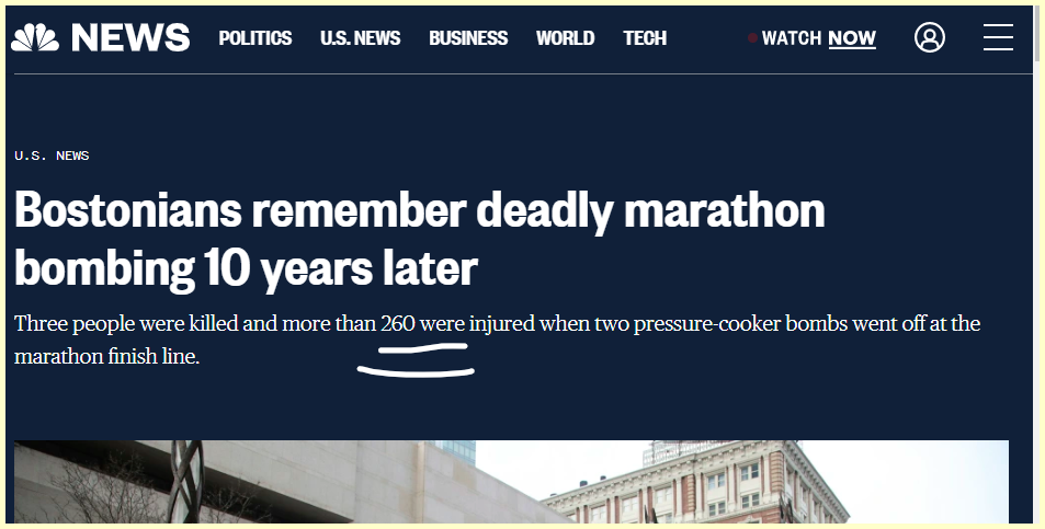 Bostonians Remember Deadly Marathon Bombing 10 Years Later