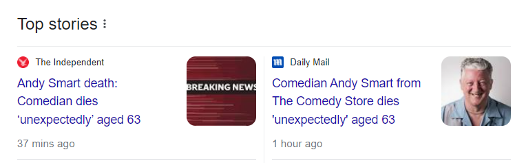 Andy Smart, the comedian known for his work with comedy group The ...