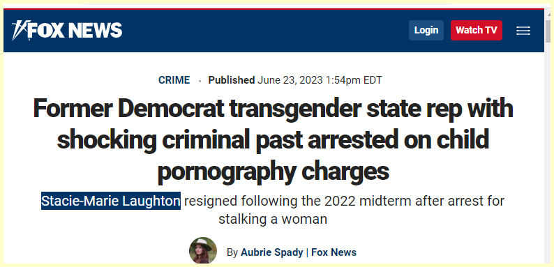 Stacie-Marie Laughton, Former Democrat transgender state rep, arrested ...