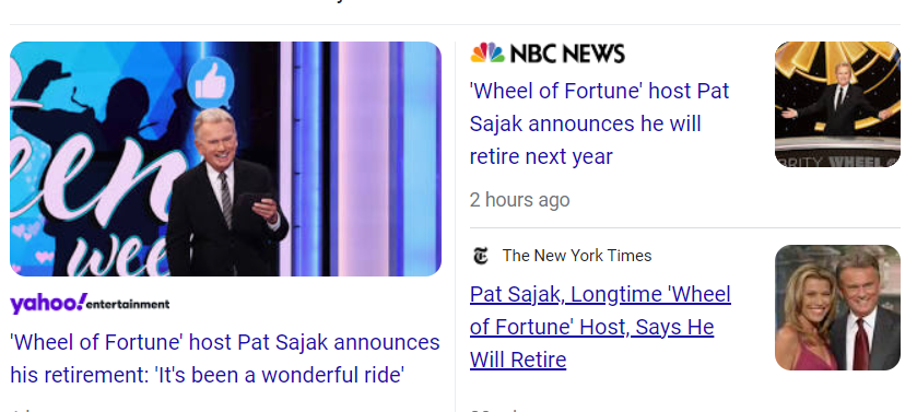 ‘Wheel of Fortune’ host Pat Sajak announces his retirement: ‘It’s been ...