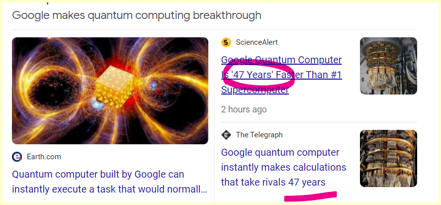 July 4th, Quantum computer is 47 years faster than 1 Supercomputer ...