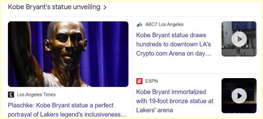 2/8/24 Kobe Bryant statue revealed by the number. – Cracktheircode, Using Gematria we gain ...